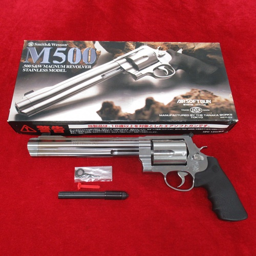 BEEP ゲームグッズ通販 / タナカ S&W M500 8-3/8インチ ABS ステンレス ガスリボルバー